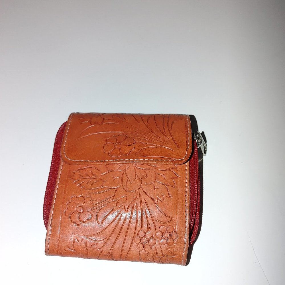 Leader In Leather Multicompartment Wallet Brown Pre-O… - Gem
